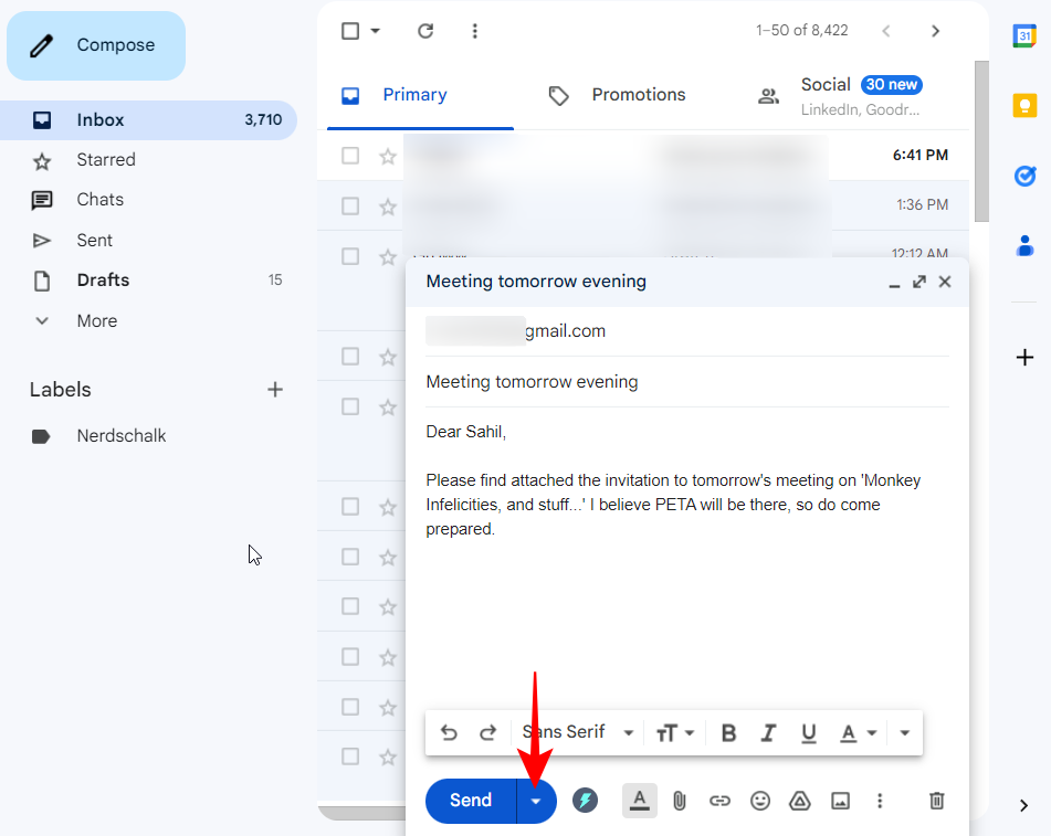 How To Edit A Scheduled Email In Gmail How To Edit A Scheduled Email In Gmail