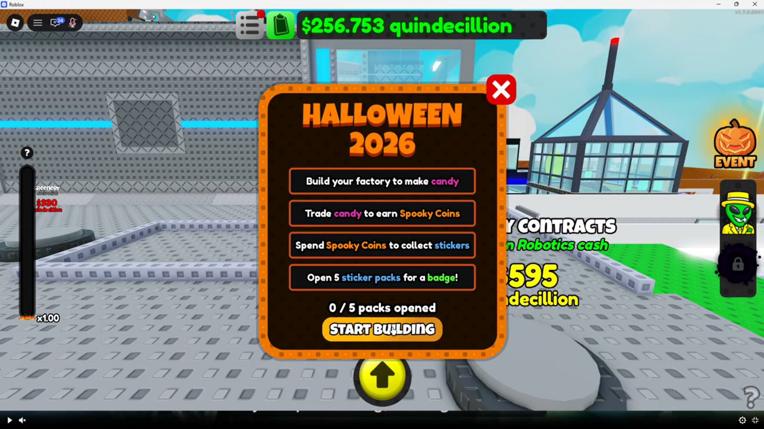 Sell Lemons Halloween Update: Event, Joe’s Candy Shop, Stickers and Rewards